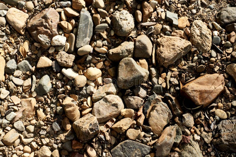 Beautiful Rocks on the River Bank Stock Image - Image of pebble, ground ...