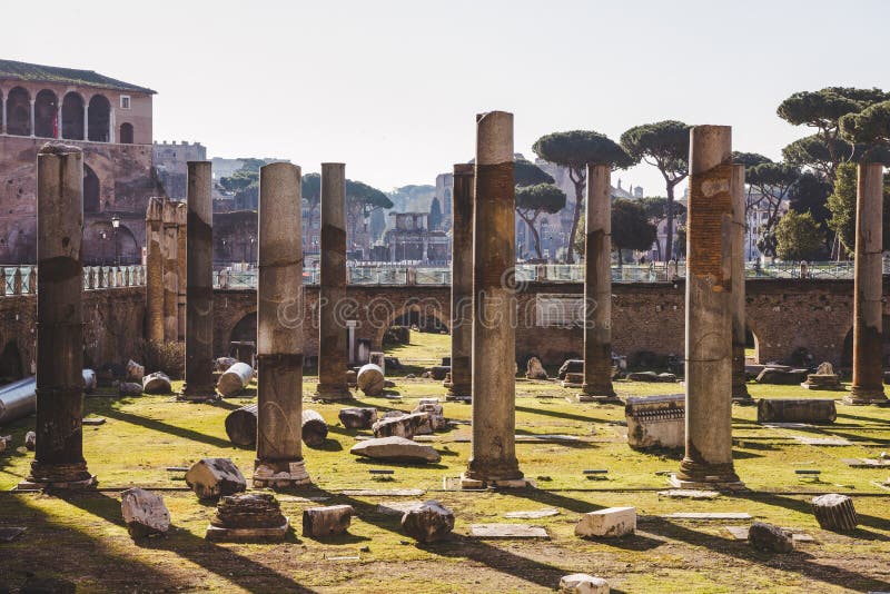 Beautiful Roman Forum Ruins, Editorial Photography - Image of famous ...