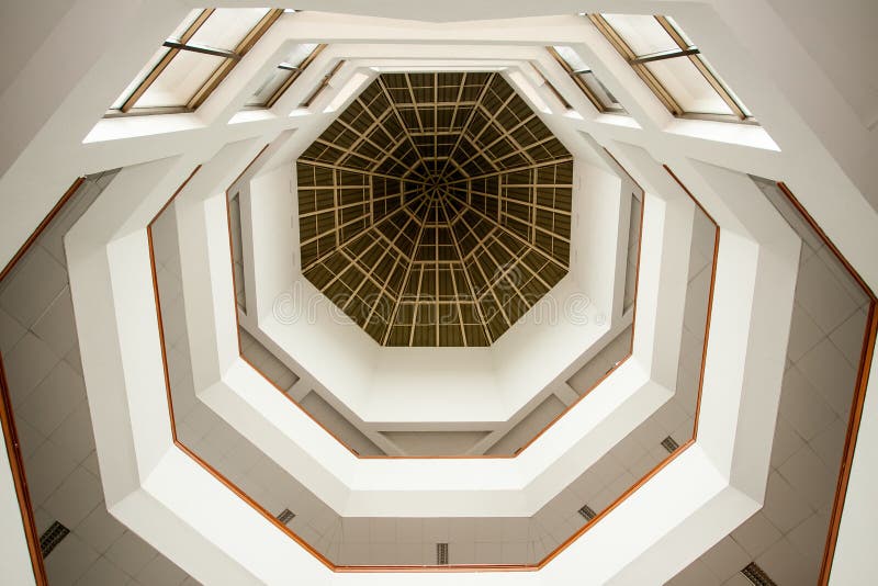 Beautiful Roof on the South Side of the Building is a Modern Con Stock ...