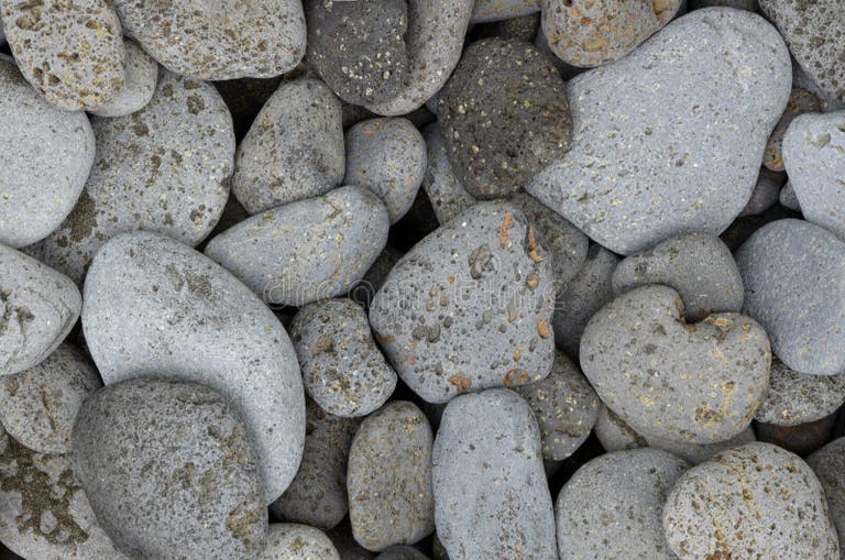 Beautiful Round Basalt Stones on Seaside Stock Image - Image of peace ...