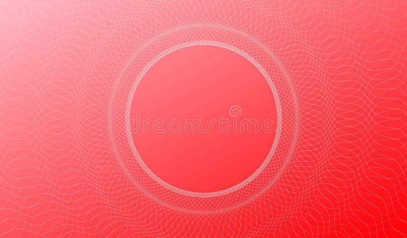 Beautiful Round Geometric Symmetric Pattern of Wavy Lines on a Gradient ...