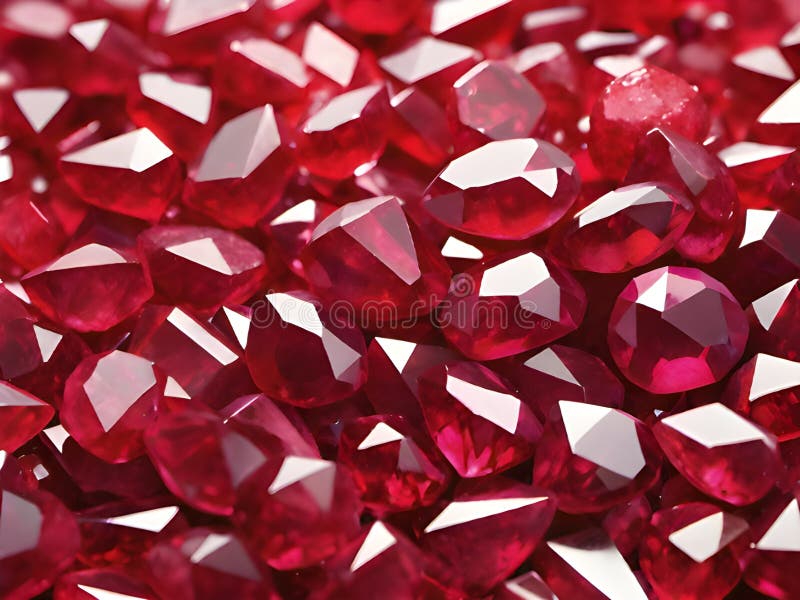 Beautiful Ruby Diamond, Jewelry Stock Illustration - Illustration of ...