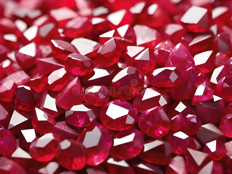 Beautiful Ruby Diamond, Jewelry Stock Illustration - Illustration of ...