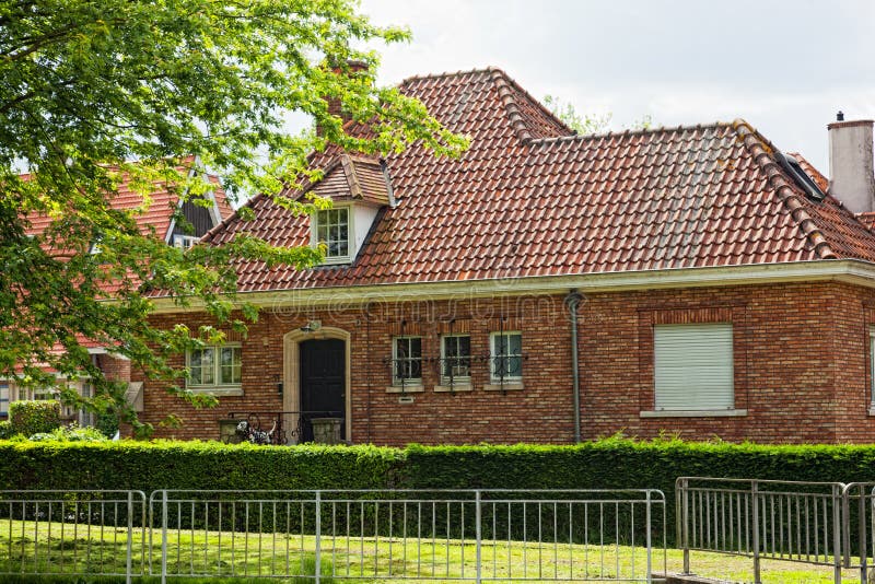 Beautiful rural stock photo. Image of modern, brick, twostoreyed - 26700468