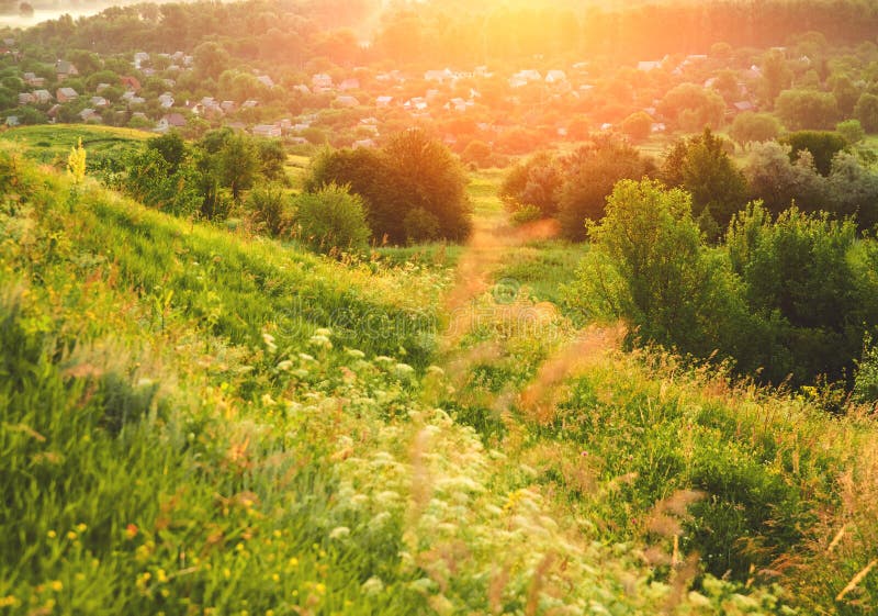 Beautiful rural landscape stock photo. Image of color - 57378986