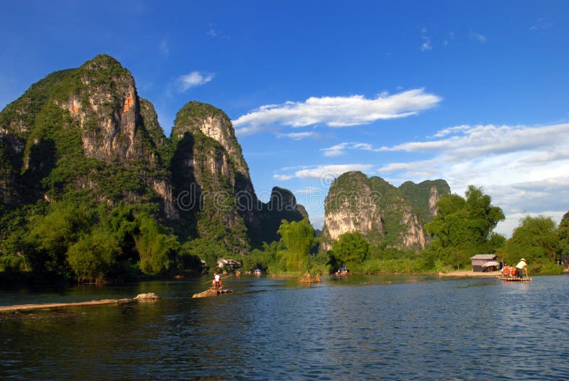 Beautiful Rural Scene stock photo. Image of raft, rural - 10396414