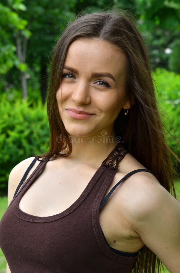 Beautiful Russian girl stock photo. Image of fitness - 46736628