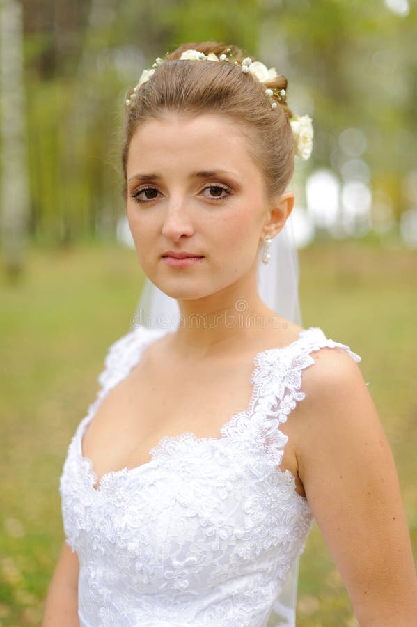Beautiful Russian Young Bride Stock Photo - Image of bright, love: 57105920