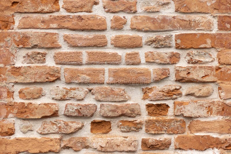 A Beautiful Rustic Brick Wall that Features a Unique and Textured ...