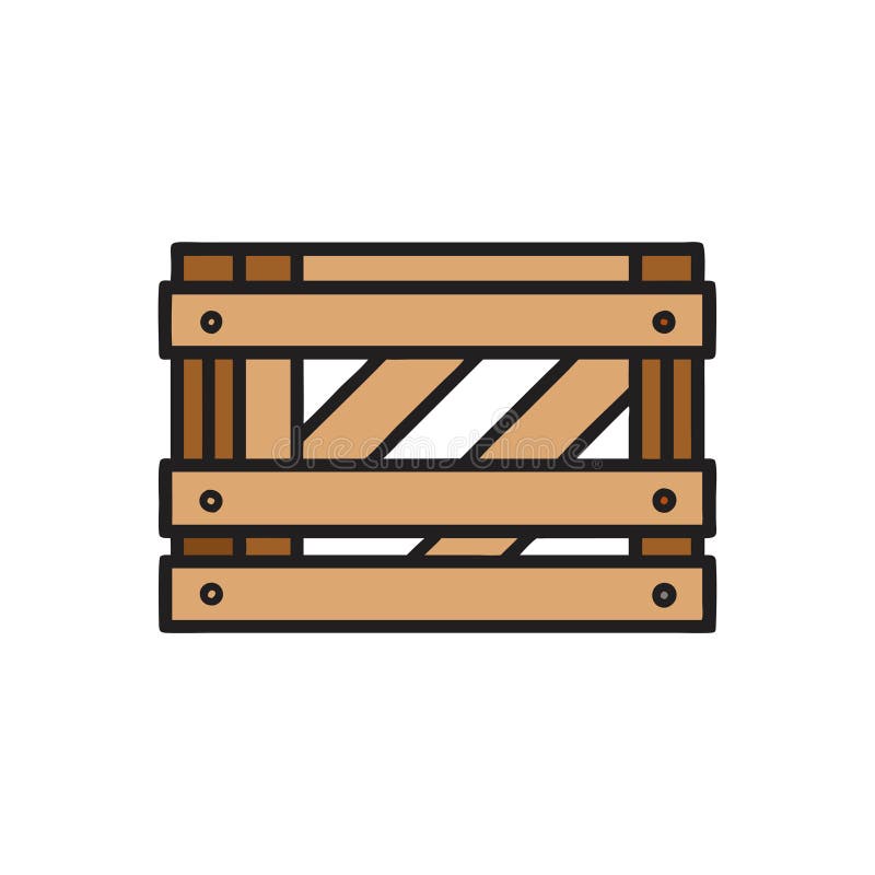 Beautiful Rustic Wood Crate for Unique Decor Stock Photo - Image of ...