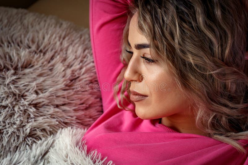 Beautiful Sad Woman. Sad Lonely Woman Stock Photo - Image of beautiful ...