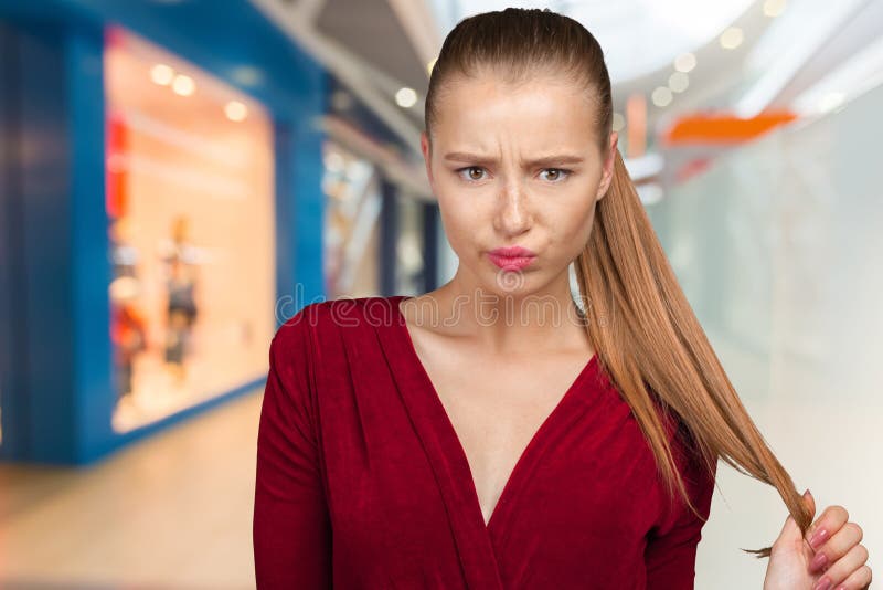 Beautiful sad woman stock image. Image of adult, caucasian - 75837425