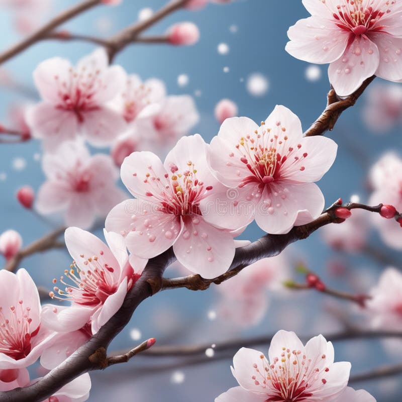 Beautiful Sakura Background 3d Stock Illustrations – 1,915 Beautiful ...