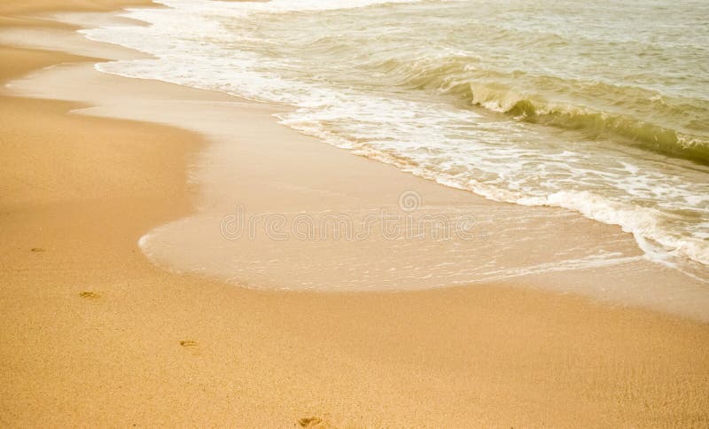 Beautiful sand beach stock image. Image of sandy, blue - 79770729