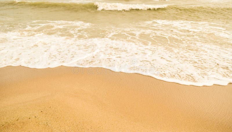 Beautiful Sand Beach (sandy) Stock Photo - Image of tide, seacoast ...