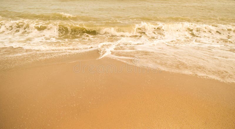 Beautiful sand beach stock image. Image of tourism, tide - 79771421