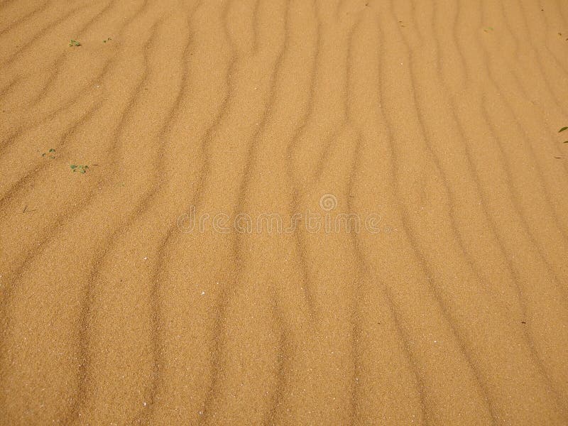 Beautiful Sand Wave Pattern in the Beach Stock Image - Image of sand ...