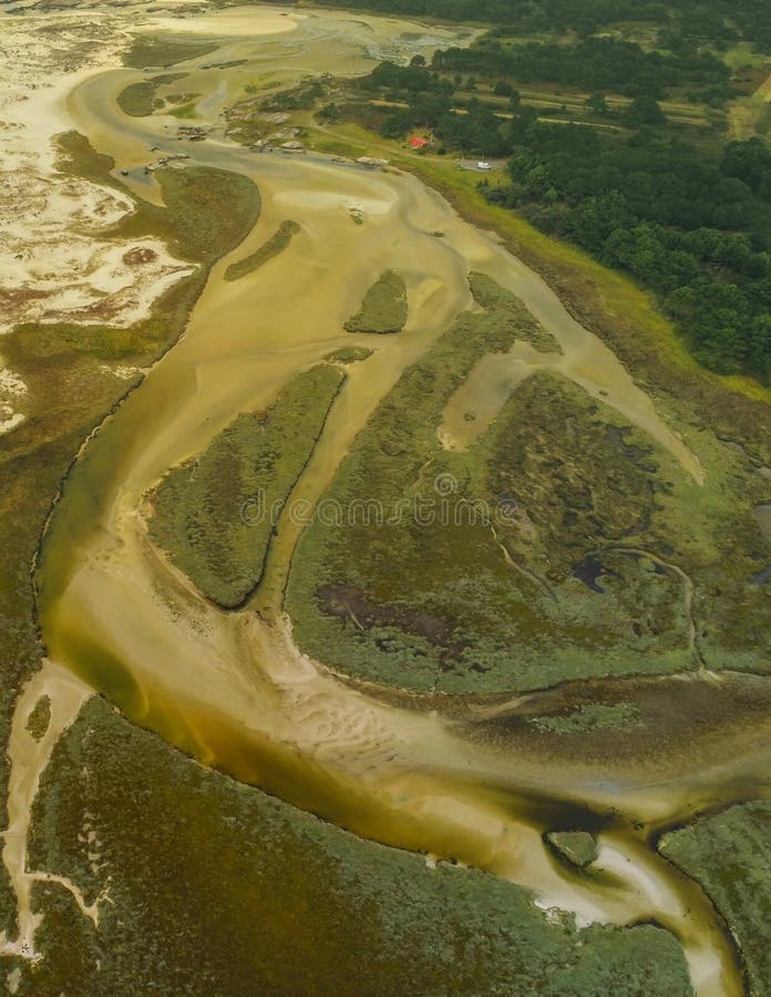 Beautiful Sandy Beach. Aerial Photo Stock Image - Image of landscape ...