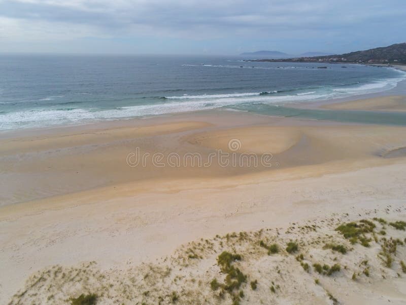 Beautiful Sandy Beach. Aerial Photo Stock Photo - Image of paradise ...
