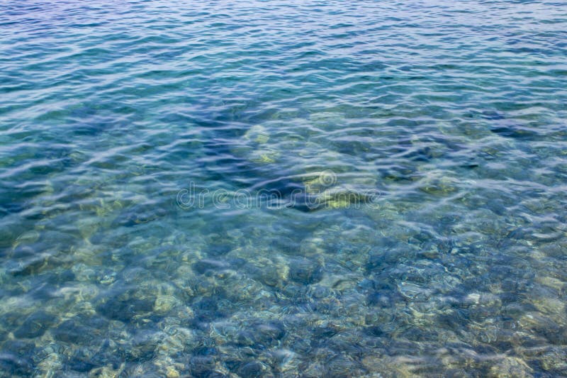 Beautiful Sandy Beach and Soft Blue Ocean Wave. Rest on the Beach in an ...