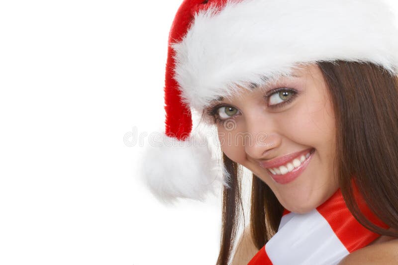 The beautiful santa stock image. Image of eyes, merry - 1531565