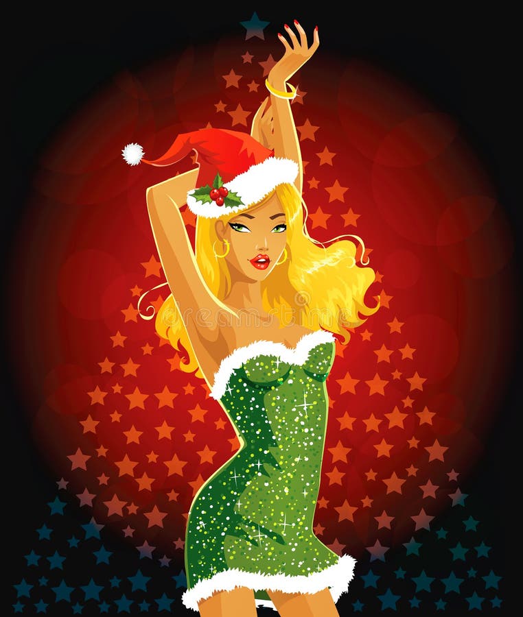 Santa helper stock vector. Illustration of fluffy, festive - 6854781