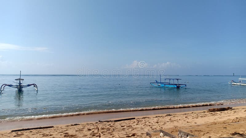 Beautiful Sanur Beach - Bali - Indonesia Stock Image - Image of sanur ...