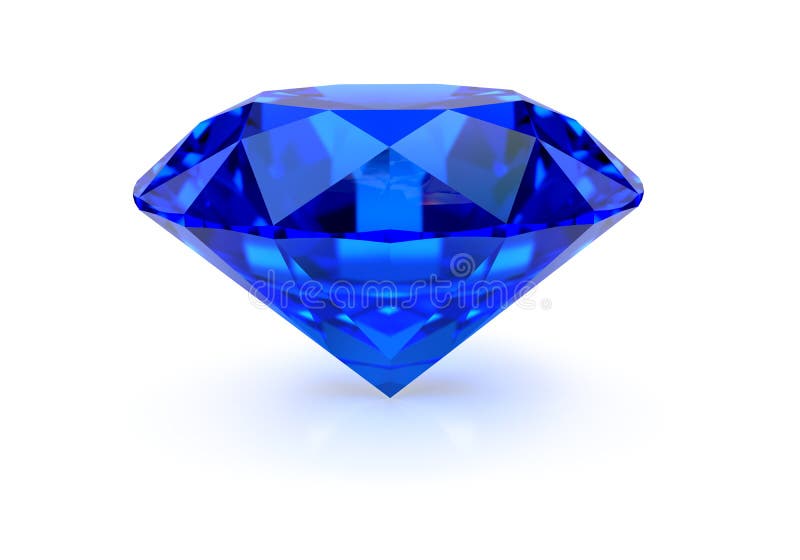 Beautiful sapphire stock illustration. Illustration of cutting - 258803145