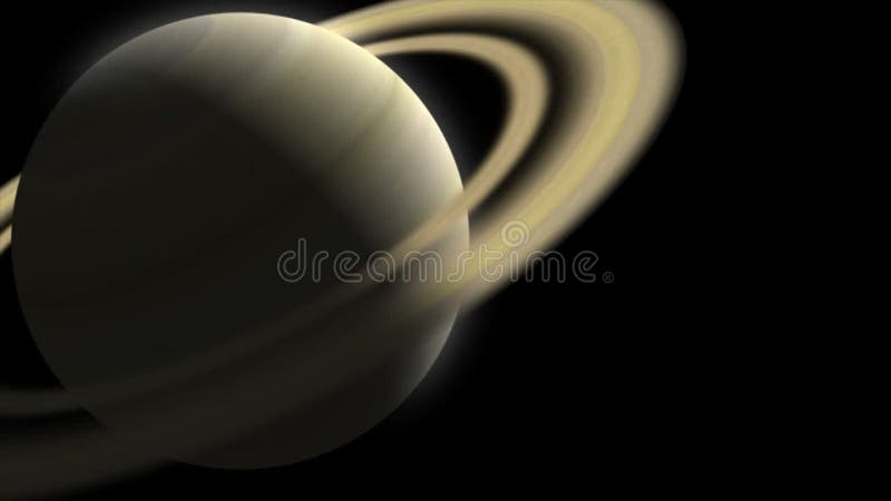 Beautiful Saturn Loop Animation Transparent Background with an Alpha ...