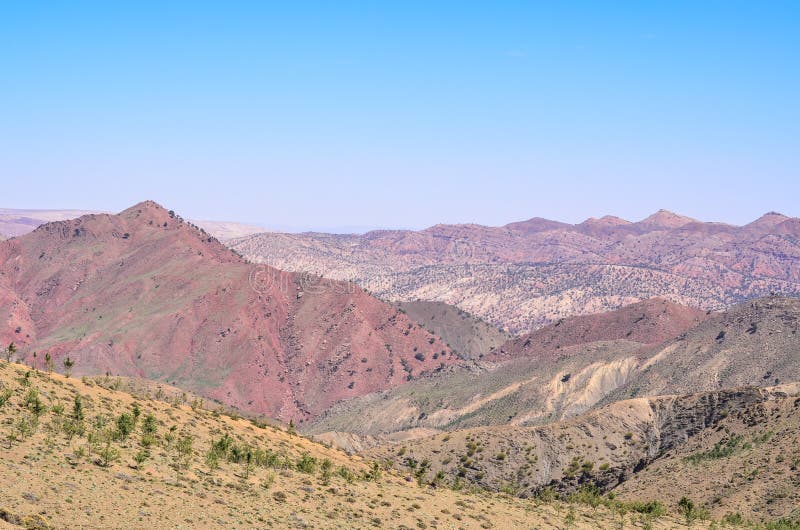 Beautiful Scenery of the Atlas Mountains Stock Photo - Image of ...