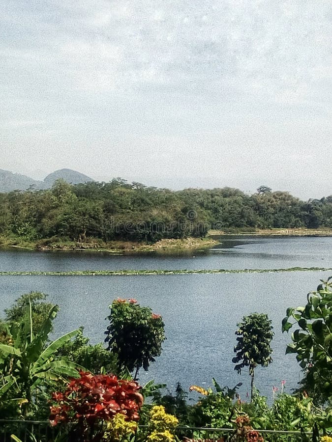 Beautiful Scenery on the Banks of the Bandung River, West Java ...