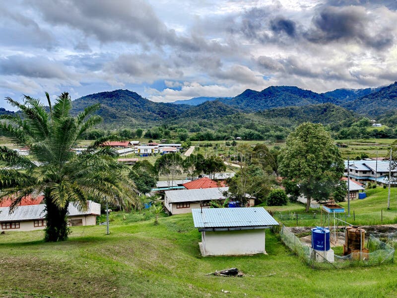Beautiful Scenery in Bario Sarawak Malaysia. Stock Photo - Image of ...