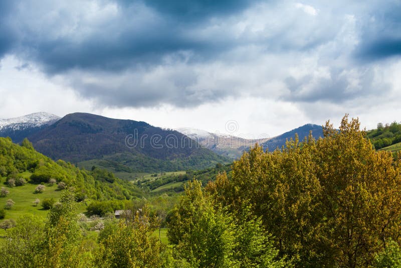 Beautiful Scenery with Blue Sky Stock Photo - Image of scene, mountain ...