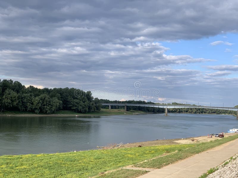 Beautiful Scenery of a Cloudy Sky Over a Landscape at Daytime Stock ...