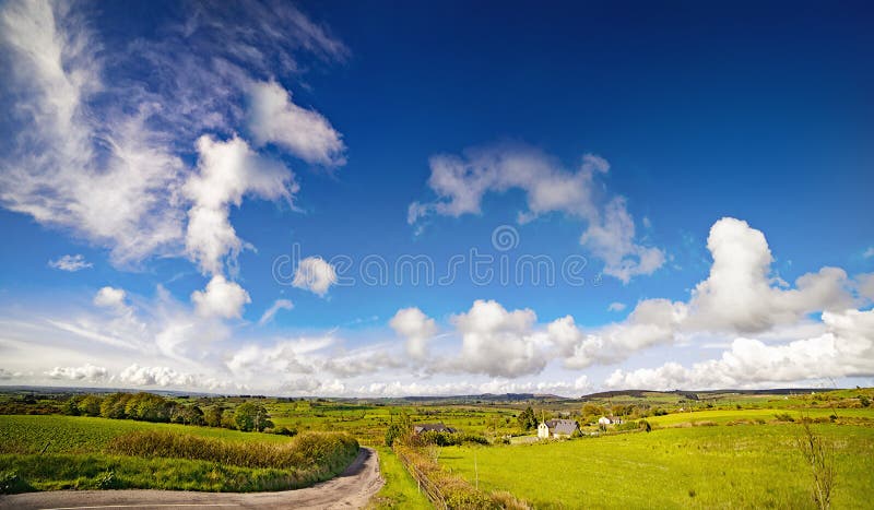 Beautiful Scenery of a County Cork Surroundings Stock Photo - Image of ...
