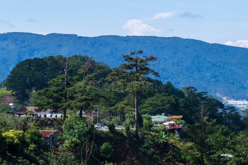 Beautiful Scenery Early in the Morning in Cau Dat, Da Lat Stock Image ...