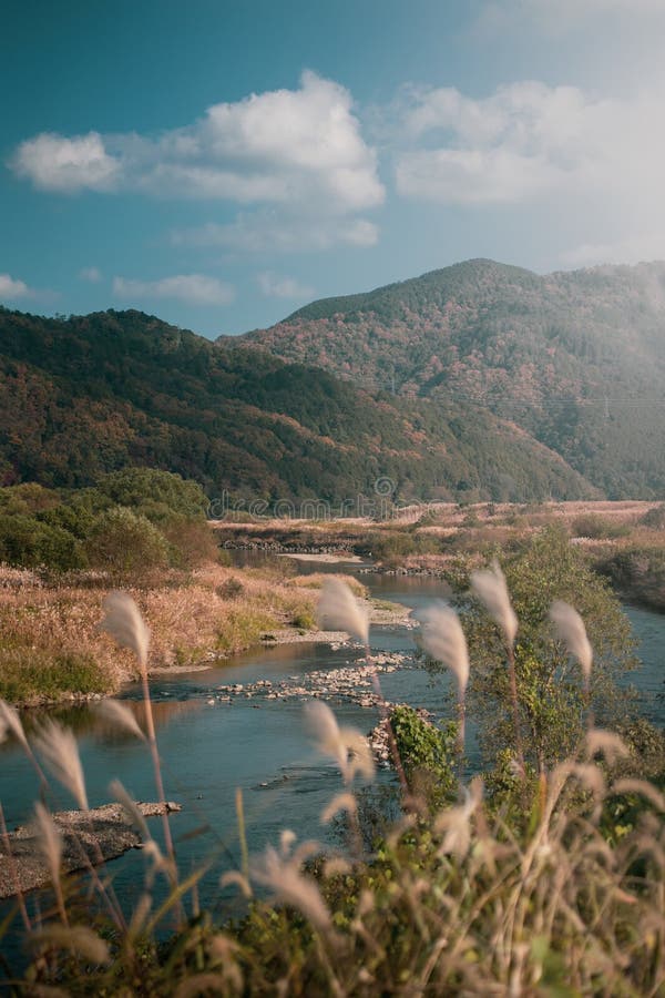 Beautiful Scenery of Hozugawa River in Kyoto, Japan Stock Image - Image ...