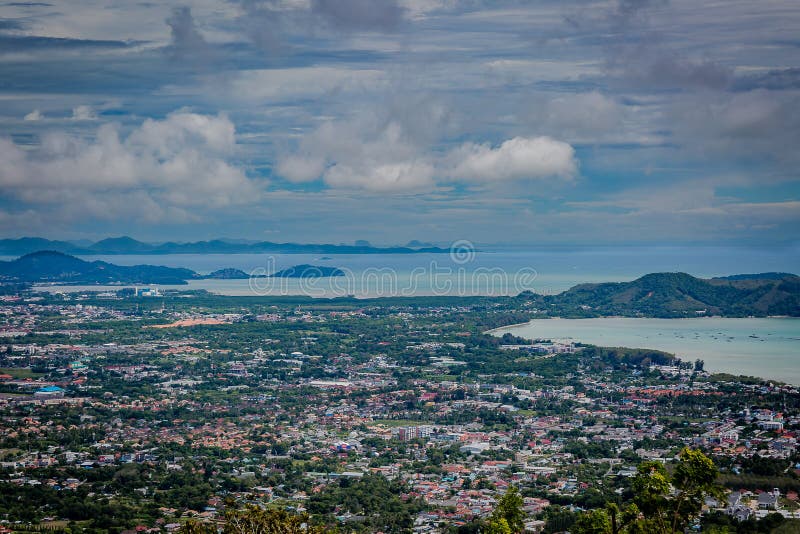 Beautiful Scenery on the Island of Phuket Thailand. Stock Image - Image ...