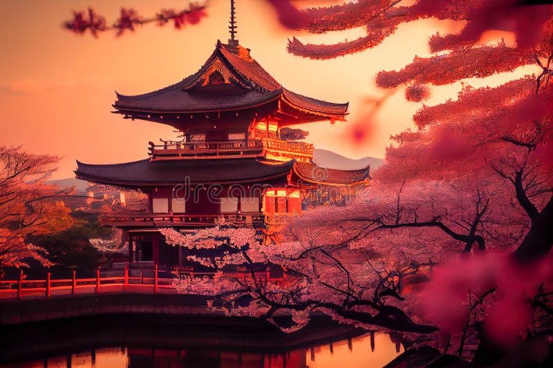 Japan Mount Fuji Temple Castle Autumn Season Stock Photos - Free ...