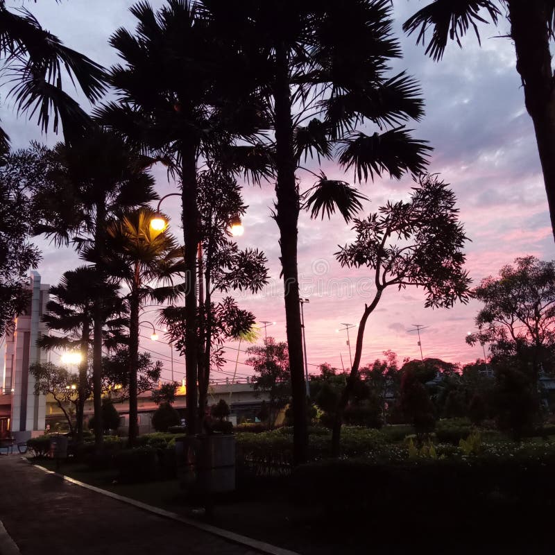 Beautiful Scenery Late Afternoon from East Java Stock Image - Image of ...