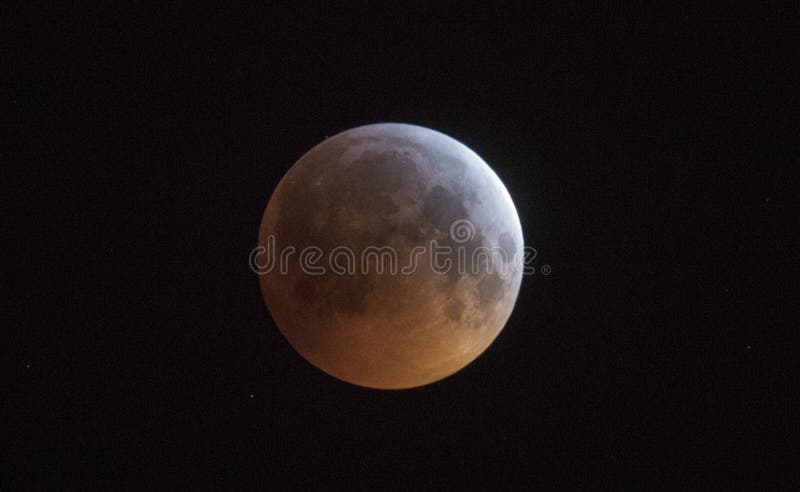 Beautiful Scenery of Lunar Eclipse Stock Image - Image of copy, dark ...