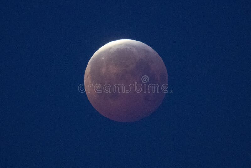 Beautiful Scenery of Lunar Eclipse Stock Image - Image of space ...