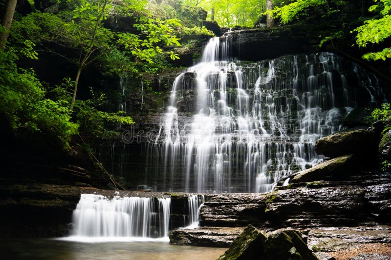 Machine falls stock photo. Image of falls, green, nature - 151547138