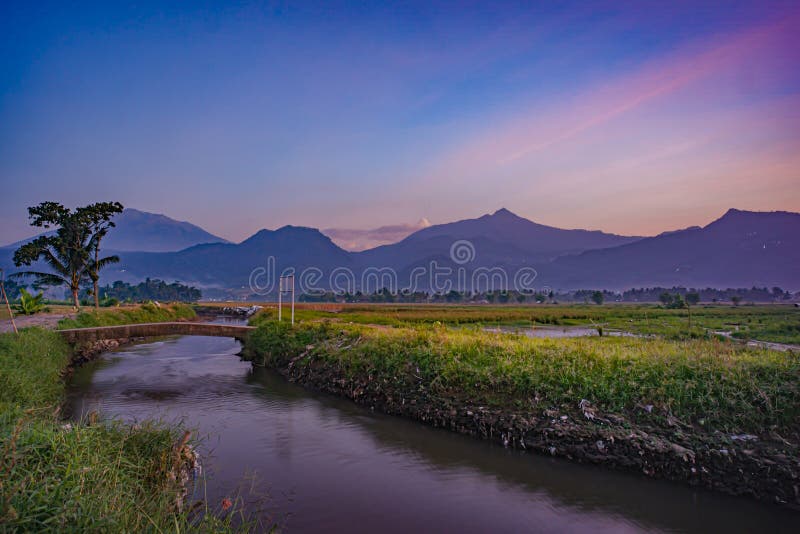 Beautiful Scenery on the Plarat Tuntang River, Central Java, Indonesia ...