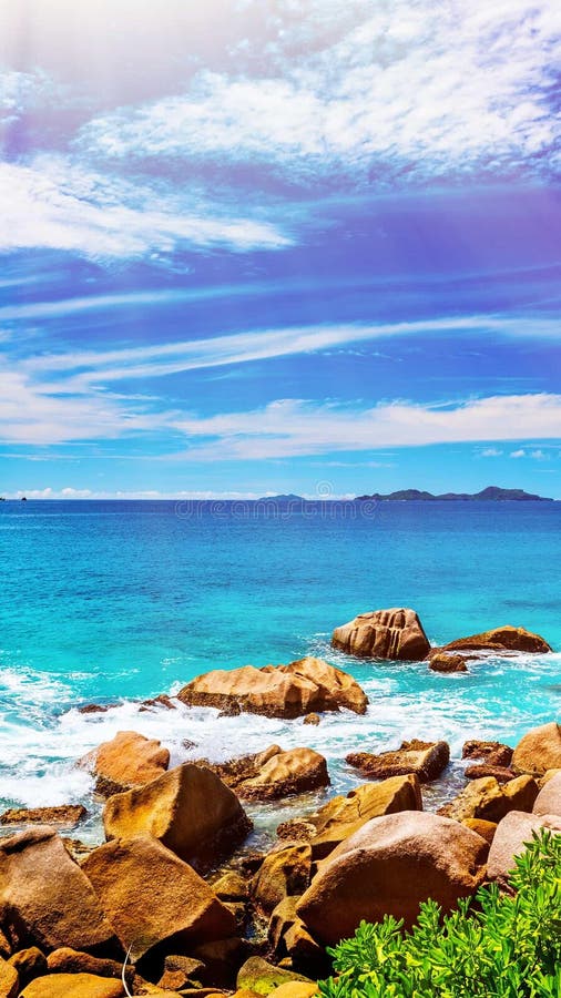 Beautiful Scenery at the Sea Stock Image - Image of rock, view: 210610841