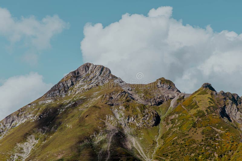Beautiful Scenery of the Southern Mountain Range Stock Image - Image of ...