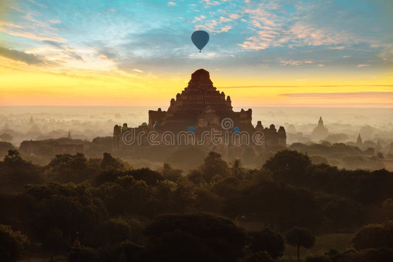 Bagan stock image. Image of pagoda, buddhist, attraction - 112365185