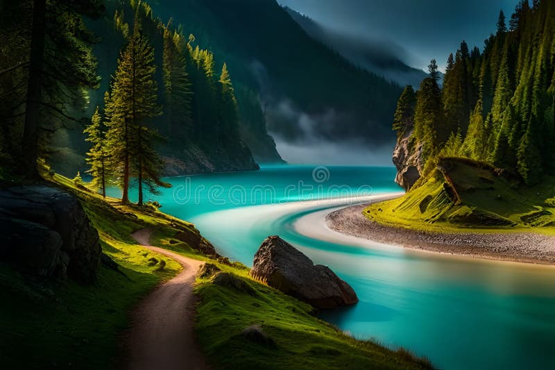 Calming Scenery Stock Illustrations – 4,477 Calming Scenery Stock ...