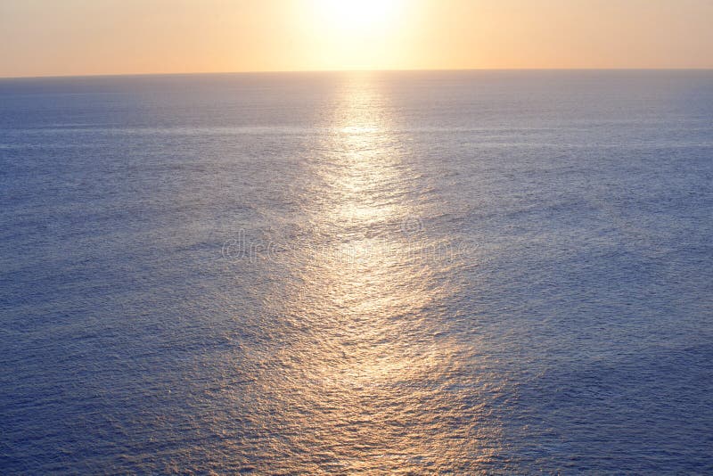 Beautiful Scenic Ocean Sunset Empty Background with Beach, Rocks and ...