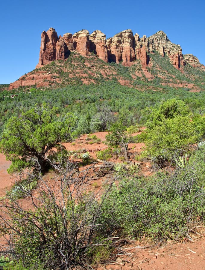 Beautiful Scenic Red Sandstone Rock Landscape Stock Image - Image of ...